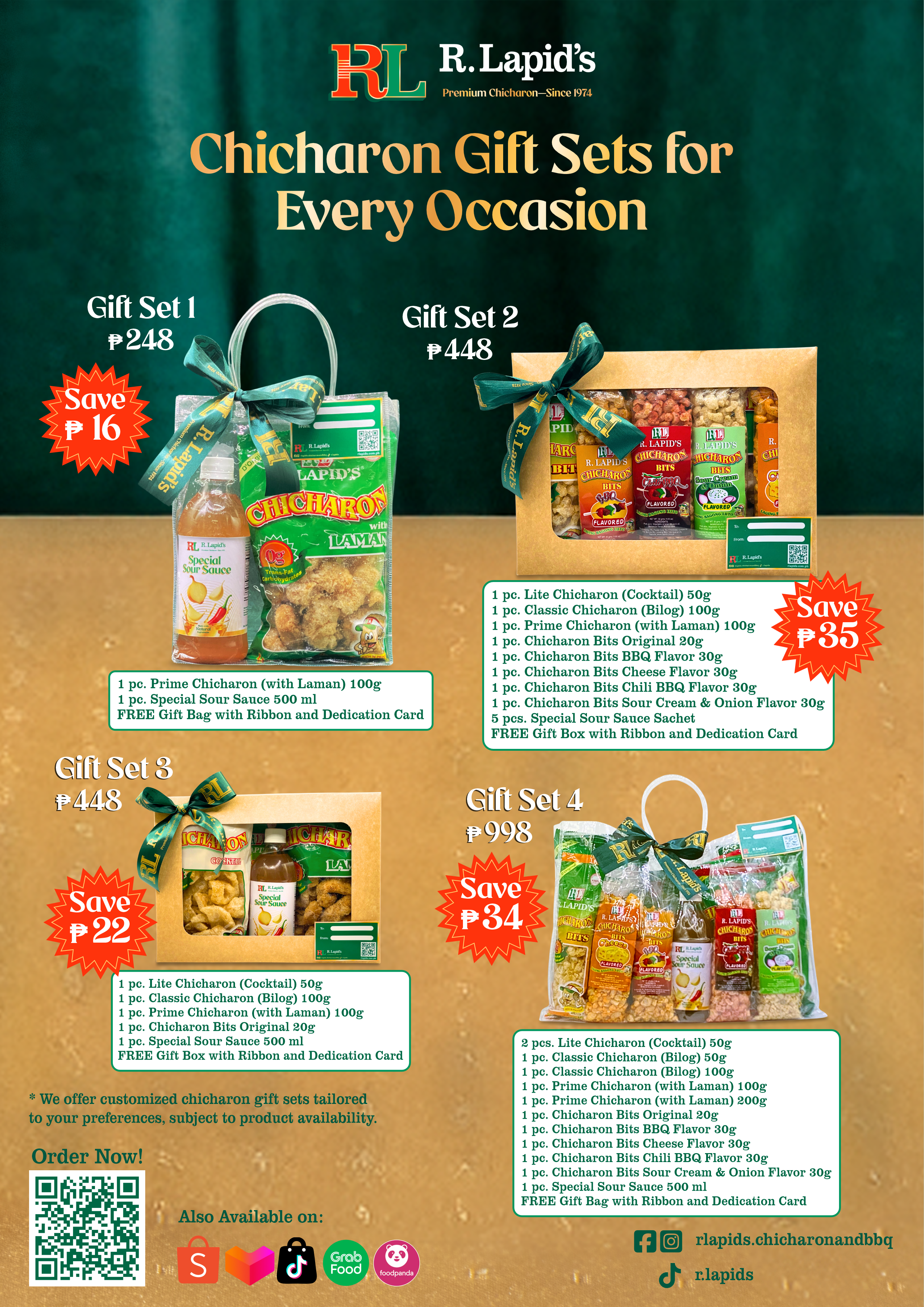 Chicharon Gift Sets for Every Occasion – R. Lapids